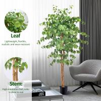China Artificial Ficus 4 or 5 feet potted plants home office decoration indoor plants natural shape for sale