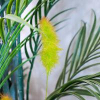 China Anti UV Plastic Artificial Landscape Trees With Traveller'S And Areca Palm for sale