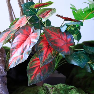 China Touch Silk Artificial Potted Floor Plants For Wedding Decoration for sale