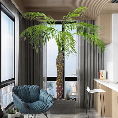 China Dorm Room 3 Meter Artificial Potted Floor Plants Phoenix Palm Tree Plants for sale