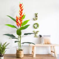 China New released artificial bird of paradise with flower for sale for sale