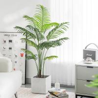 China PONY Artificial Floor Palm Tree Indoor Decor Potted No Water Natural Look for sale
