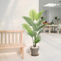 China PONY Artificial Floor Palm Tree Indoor Decor Potted No Water Natural Look for sale