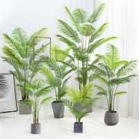 China PONY Artificial Floor Palm Tree Indoor Decor Potted No Water Natural Look for sale