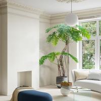China 180cm High Artificial Philodendron Evergreen Real Touch Leaves No Caring Potted Plant for sale