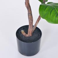 China Bathroom Decorative Artificial Potted Floor Plants Fiddle Leaf Fig for sale
