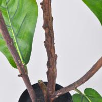 China Bathroom Decorative Artificial Potted Floor Plants Fiddle Leaf Fig for sale