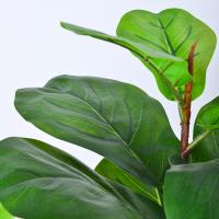 China Bathroom Decorative Artificial Potted Floor Plants Fiddle Leaf Fig for sale