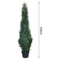 China 120-200cm Custom Size Artificial Cypress Evergreen In All Seasons Potted Floor Plants for sale