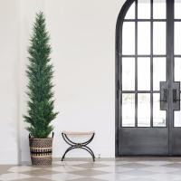 China 120-200cm Custom Size Artificial Cypress Evergreen In All Seasons Potted Floor Plants for sale
