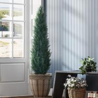China 120-200cm Custom Size Artificial Cypress Evergreen In All Seasons Potted Floor Plants for sale