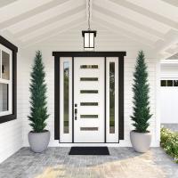 China 120-200cm Custom Size Artificial Cypress Evergreen In All Seasons Potted Floor Plants for sale