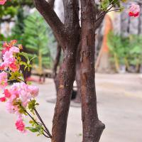 China 250cm Plastic Artificial Cherry Blossom Tree Decoration Plant For Reception Center for sale