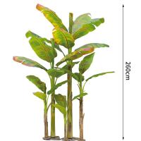 China 1.6m Factory Real Touch High Quality Artificial Banana Tree For Hot Sale for sale