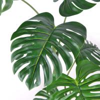 China Durable Furniture Pot Artificial Monstera Plants For Garden for sale