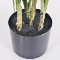 China Handmade Plastic Artificial Monstera Plant Wind Resistance for sale