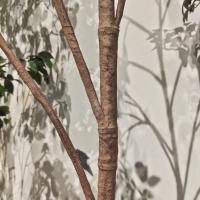 China Custom Corner Artificial Ficus Tree Space Decoration Minimalist Style for sale