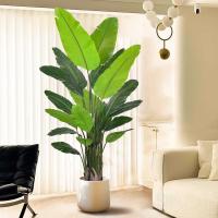 China 4ft 6ft 7ft Tall home decor artificial plants Banana Tree bird of paradise plant​ for Living Room Office Indoor Outdoor for sale