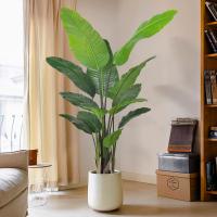 China 4ft 6ft 7ft Tall home decor artificial plants Banana Tree bird of paradise plant​ for Living Room Office Indoor Outdoor for sale