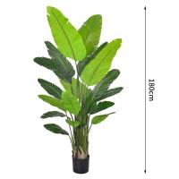 China 4ft 6ft 7ft Tall home decor artificial plants Banana Tree bird of paradise plant​ for Living Room Office Indoor Outdoor for sale