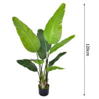 China 4ft 6ft 7ft Tall home decor artificial plants Banana Tree bird of paradise plant​ for Living Room Office Indoor Outdoor for sale