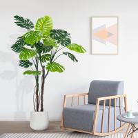China 130/160/200/240cm Sizes Realistic PE Foliage artificial monstera plant for Indoor Tropical Decor for sale