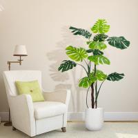 China 130/160/200/240cm Sizes Realistic PE Foliage artificial monstera plant for Indoor Tropical Decor for sale