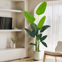 China Multiple sizes Tall Bird of Paradise Artificial Tree  with Large Trunks and Realistic Leaves Big Faux Floor Potted Plants Fake Silk Plants for Home Office Living Room Decor Indoor for sale