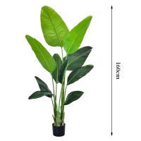 China Multiple sizes Tall Bird of Paradise Artificial Tree  with Large Trunks and Realistic Leaves Big Faux Floor Potted Plants Fake Silk Plants for Home Office Living Room Decor Indoor for sale