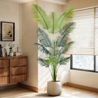 China 6FT Artificial Areca Palm Tree-Lifelike Palm Plant,Faux Tropical Areca Floor Plant Tall Faux Silk Large Artificial Plants for Indoor Home Living Room Corner Decor for sale