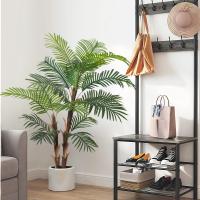China Artificial Palm Tree 6FT, Fake Tree with Realistic Fiber Trunks , Faux Tropical Areca Floor Plant in Pot, Artificial Silk Plant for Home Decor Office Decor Indoor for sale