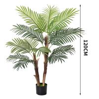 China Artificial Palm Tree 6FT, Fake Tree with Realistic Fiber Trunks , Faux Tropical Areca Floor Plant in Pot, Artificial Silk Plant for Home Decor Office Decor Indoor for sale