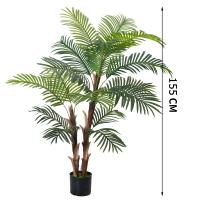 China Artificial Palm Tree 6FT, Fake Tree with Realistic Fiber Trunks , Faux Tropical Areca Floor Plant in Pot, Artificial Silk Plant for Home Decor Office Decor Indoor for sale