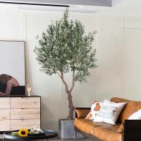 China Factory sale olive tree artificial plant-Realistic Faux Olive Trees Wholesale for Home & Office for sale