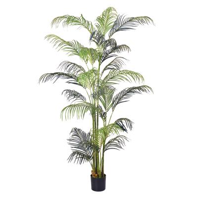 China Faux Silk Hawaii Palm Artificial Plant Wholesale Palm Trees For Indoor Home Living Room Corner Decor Faux Tropical Plant for sale