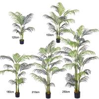 China Faux Silk Hawaii Palm Artificial Plant Wholesale Palm Trees For Indoor Home Living Room Corner Decor Faux Tropical Plant for sale