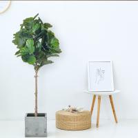 China Artificial Plants Factory 160cm Silk Fake Fiddle Leaf Fig Tree For Realistic Home And Office Decoration Custom Sizes Available for sale