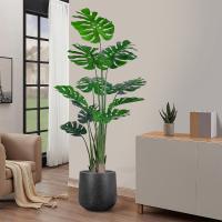 China artificial plants manufacturers​ Lifelike Realism 6ft monstera plant​ for Home and Office Decoration for sale