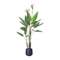 China artificial plant manufacturer 150cm artificial bird of paradise plant with realistic flower for indoor decoration for sale