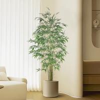 China Wholesale Artificial Bamboo Plant Tree With Plastic Pot For Home Decor, Apartment Or Office– Realistic Fake Indoor Plants For Living Room, Bedroom, Bathroom, Entryway – Faux Greenery For Home DéCor for sale