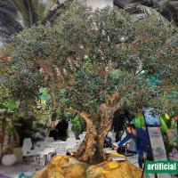 China Custom Large Artificial Olive Tree 3-8m | Commercial Grade Faux Olive Plant for sale