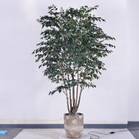 China Ultra-Realistic Multi-Trunk Faux Ficus Tree 2.5m Artificial Banyan Tree For Decoration​ Of Hotel Home Living Room for sale