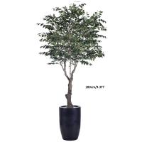 China Indoor/Outdoor Faux Silk Plant 2.8m 9.3ft Ficus Artificial Tree​ For Home, Office, Living Room, And Garden Decor for sale