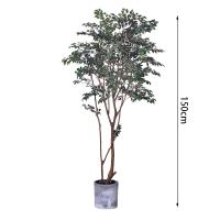 China Wholesale Bonsai Fake Indoor Banyan Tree Silk Leaf 5 FT artificial ficus tree indoor for Decoration for sale