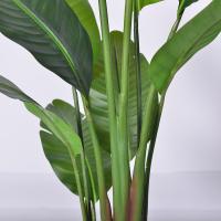 China artificial palm tree plants 4 ft 5.3 ft 6 ft best artificial bird of paradise plant Greenery Bonsai Tropical Artificial Plant for Party Hotel Wedding Decor for sale