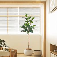 China Indoor Outdoor Decor Fake Tree In Pot Plastic Plants Artificial Tree Faux Rubber Tree​ For Home Decor Office Living Room for sale