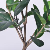 China Indoor Outdoor Decor Fake Tree In Pot Plastic Plants Artificial Tree Faux Rubber Tree​ For Home Decor Office Living Room for sale