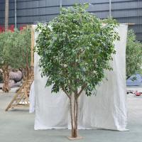 China 8.2ft 250cm Silk 8 Ft Artificial Ficus Tree ​Faux Plant For Outdoor Home Wedding Parties Decoration for sale