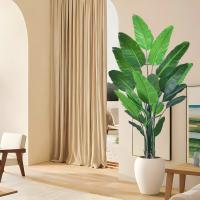 China Faux Traveller's Palm Tree (artificial birds of paradise plant​) - 180cm/210cm Realistic PE Leaf Artificial Plant for Indoor Outdoor Decor for sale