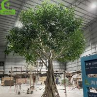 China Artificial Bayan Tree Large Evergreen Ficus Tree Artificial Tree Artificial Large Decorative Indoor Tree for Wedding Decoration for sale